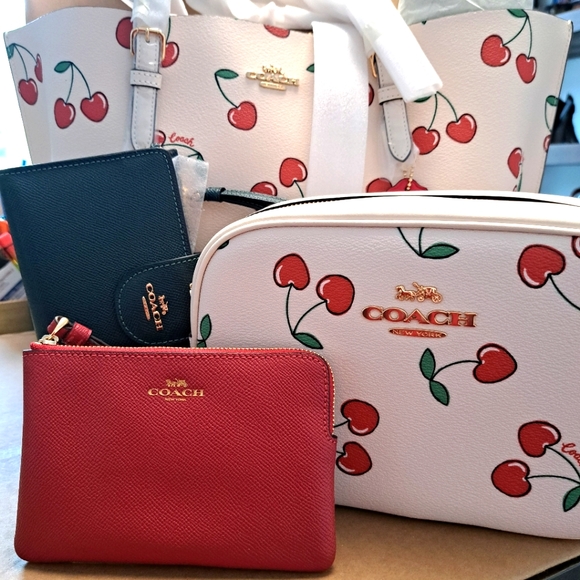 Coach | Bags | Coach Cherry Tote Bag | Poshmark